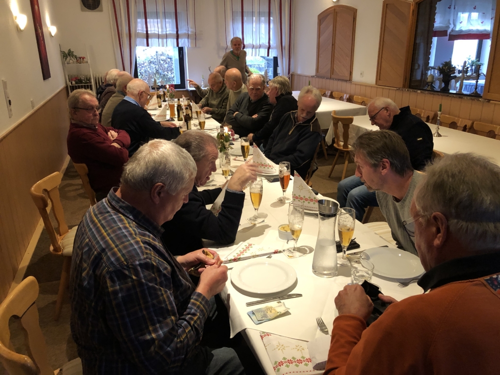 Grünkohlessen bei Hermeier „zum stillen Eck“ in Westdorf am 29.11.2022 ...